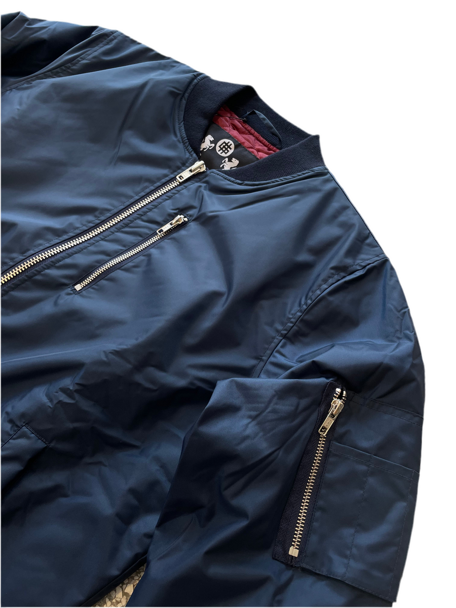 STASP WORKS - Bomber Jacket (Dark Sea) – Hiatus Store